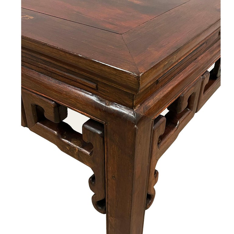 19th Century Antique Chinese Square Dining Table For Sale at 1stDibs