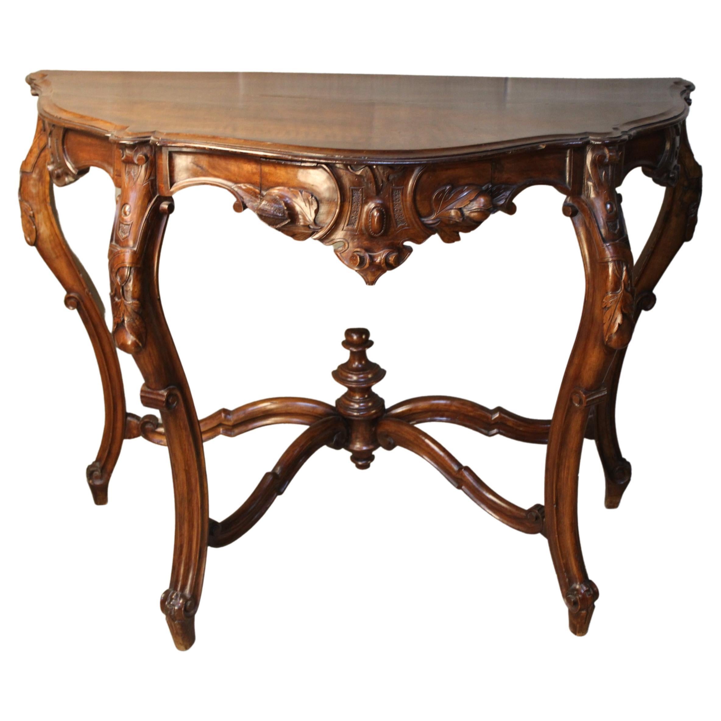 Restoration Period Console Table Made for King Louis-Philippe, circa ...