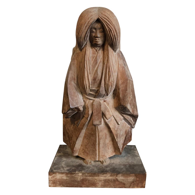19th Century Antique Edo Period Natabori Sculpture For Sale at 1stDibs
