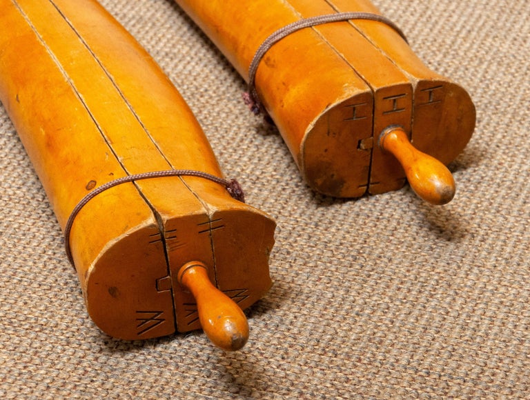 19th Century Antique English Crafted Maple Riding Boot Forms / Lasts ...
