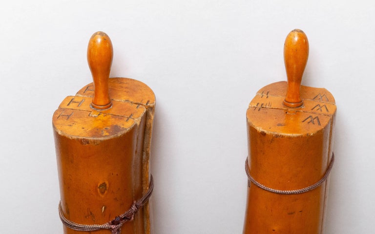 19th Century Antique English Crafted Maple Riding Boot Forms / Lasts ...