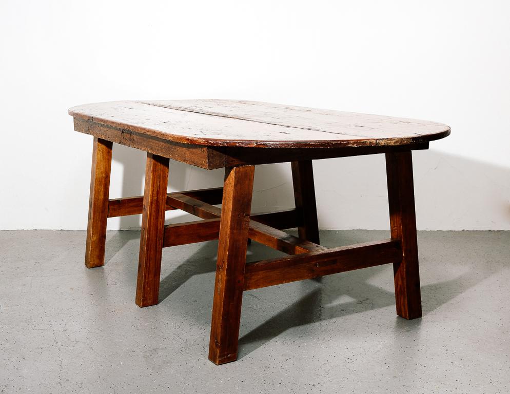 19th Century Antique Farmhouse Dining Table at 1stDibs