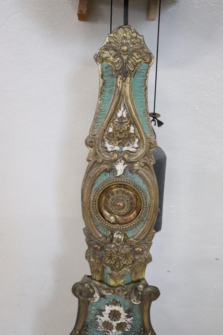 19th Century Antique Fench Wall Clock For Sale at 1stDibs