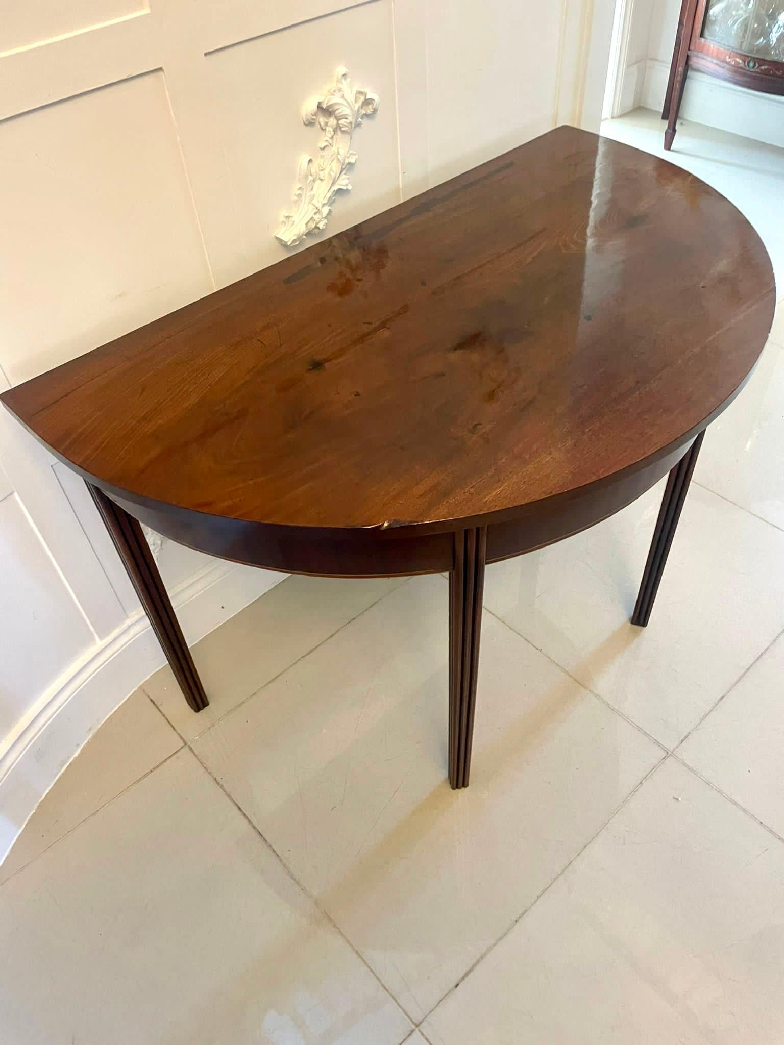 19th Century Antique George III Figured Mahogany Metamorphic Dining ...