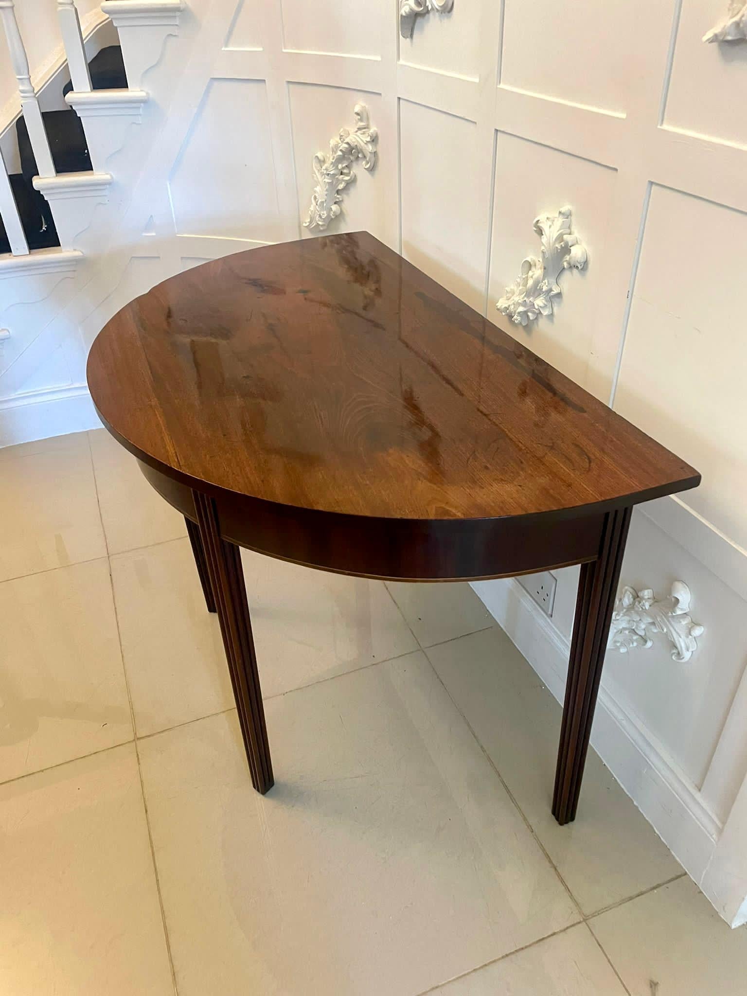 19th Century Antique George III Figured Mahogany Metamorphic Dining ...