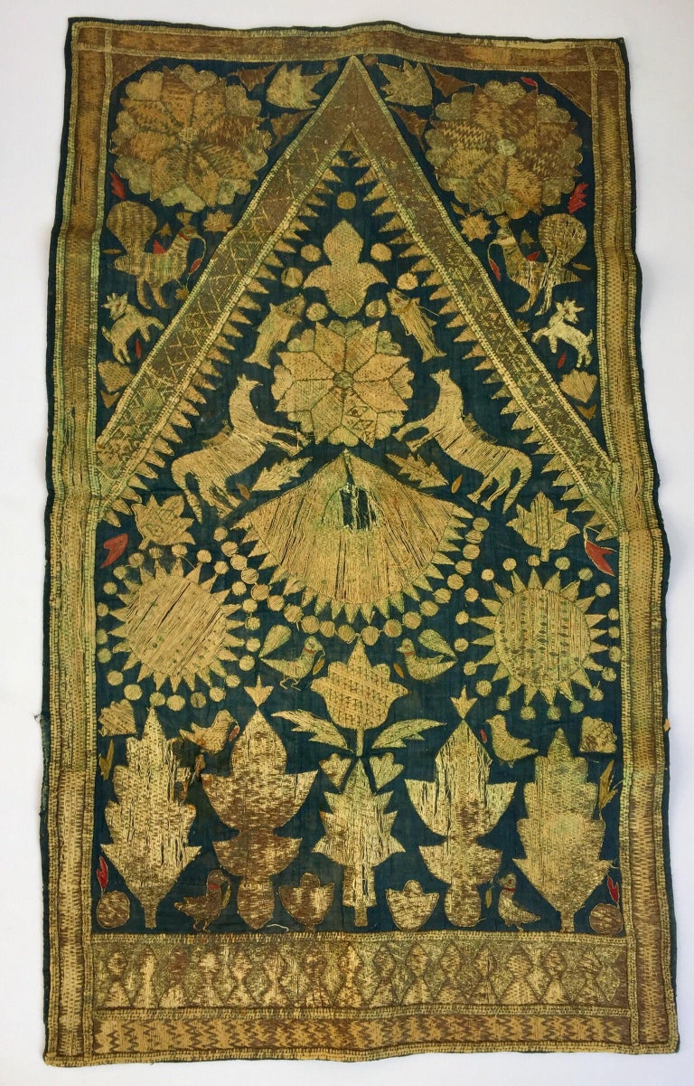 19th Century Moorish Islamic Ottoman Empire Textile Metallic ...