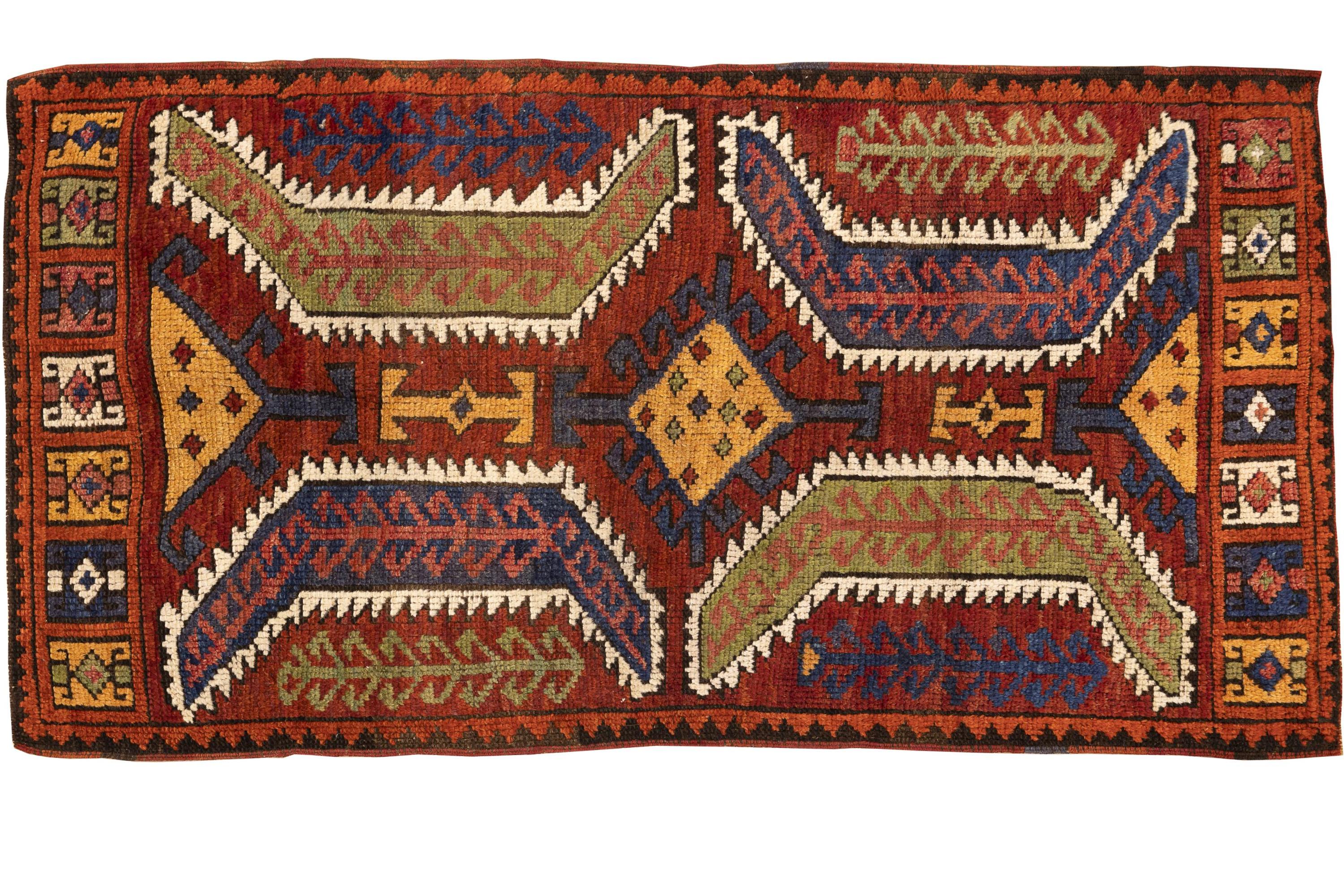 19th Century Antique Konya Rug For Sale at 1stDibs