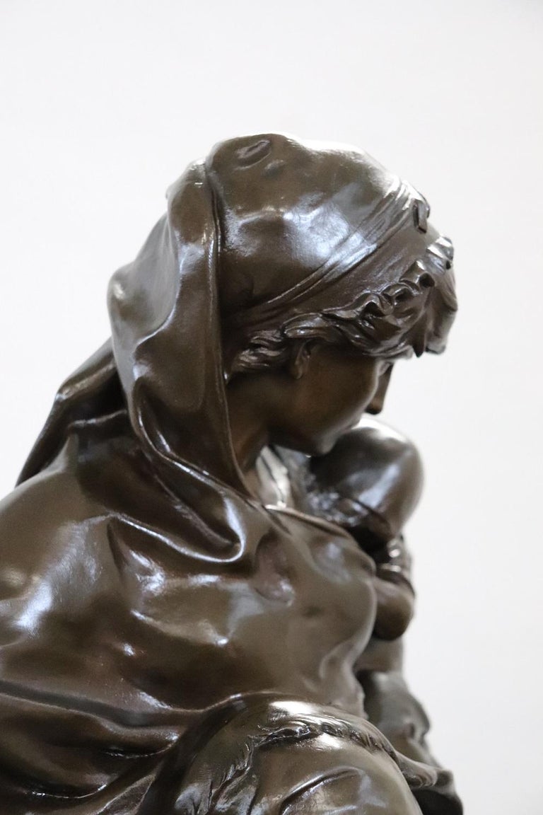 19th Century Antique Large Bronze Sculpture by Mathurin Moreau "the ...