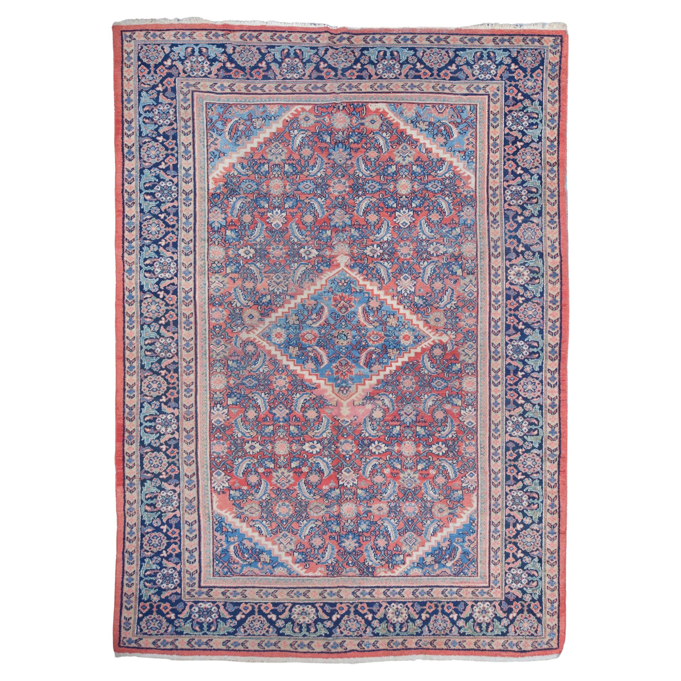 Large Antique Ziegler Mahal Carpet, 19th Century For Sale at 1stDibs