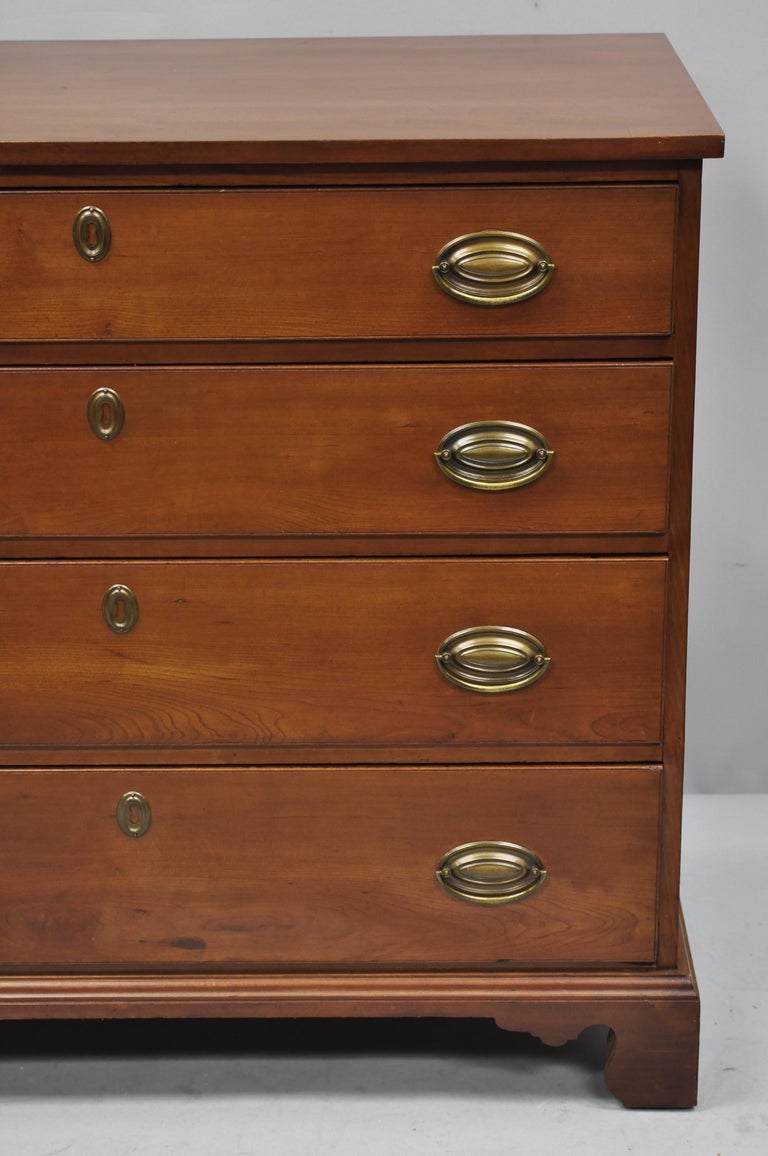 19th Century Antique Mahogany Federal Dresser Commode Chest of Drawers ...
