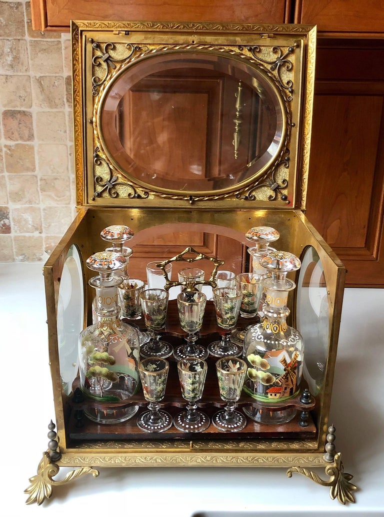 19th Century Antique Tantalus For Sale at 1stDibs