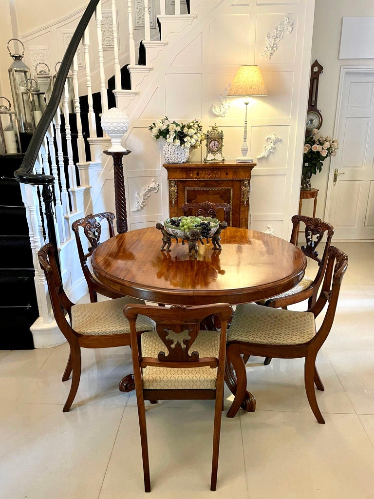 19th Century Antique Victorian Mahogany Circular Centre Table For Sale ...