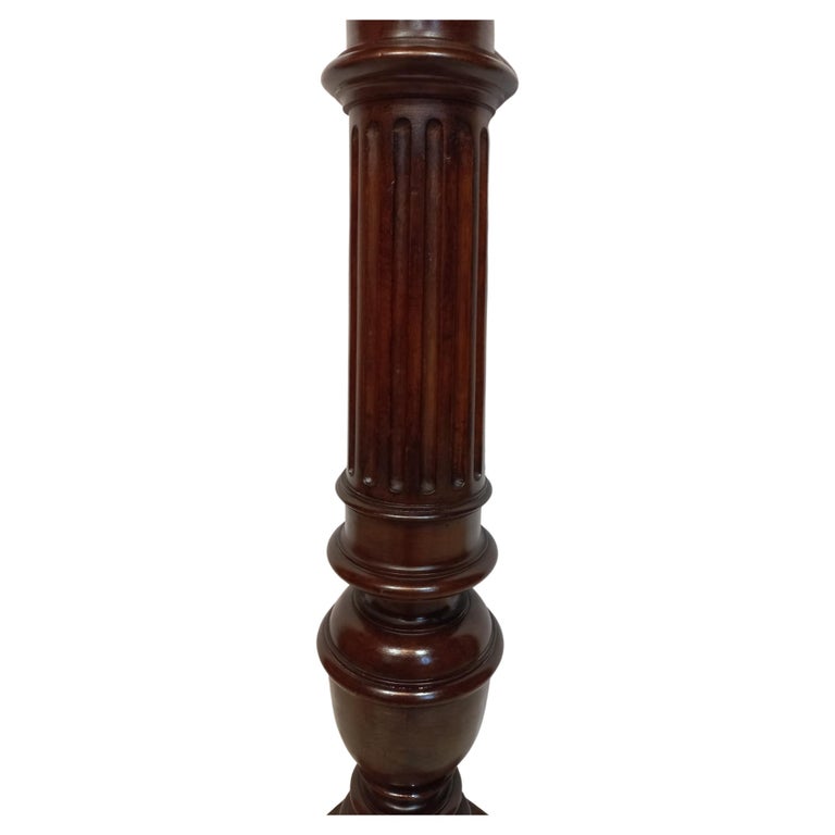 19th Century Antique Walnut Column Stained For Sale at 1stDibs
