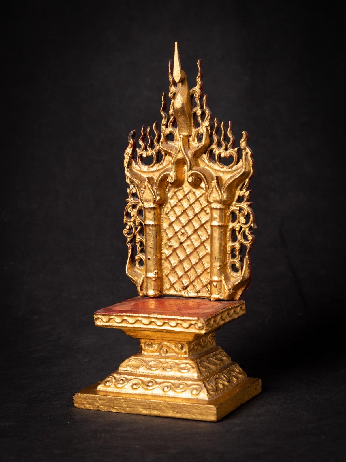 19th century antique wooden Burmese Throne in Mandalay style For Sale ...