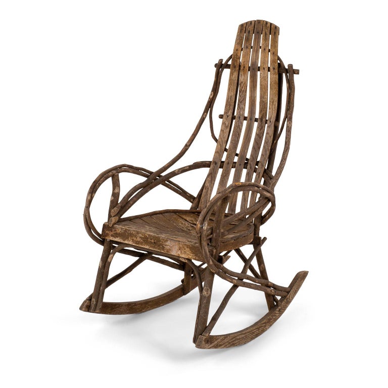 19th Century Appalachian Rocking Chair at 1stDibs