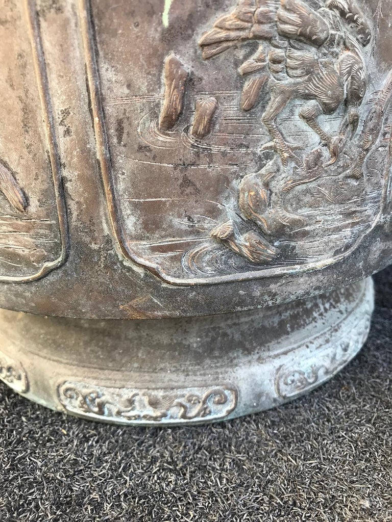 19th Century Archaic Chinese Bronze Gui or Ritual Food Vessel, Marked ...