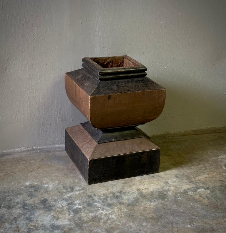 19th Century Architectural Wood Plinth For Sale at 1stDibs