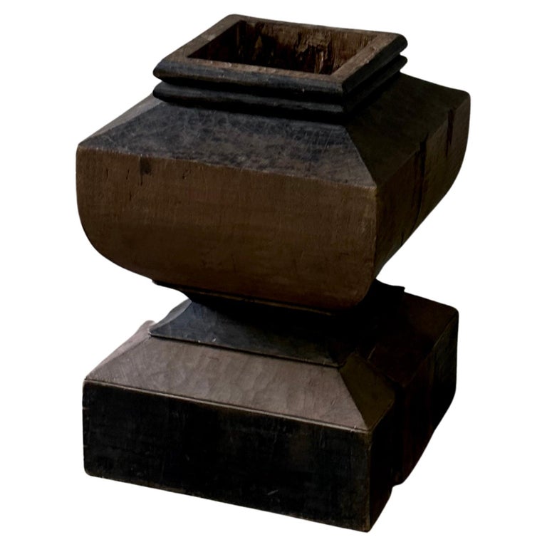 19th Century Architectural Wood Plinth For Sale at 1stDibs