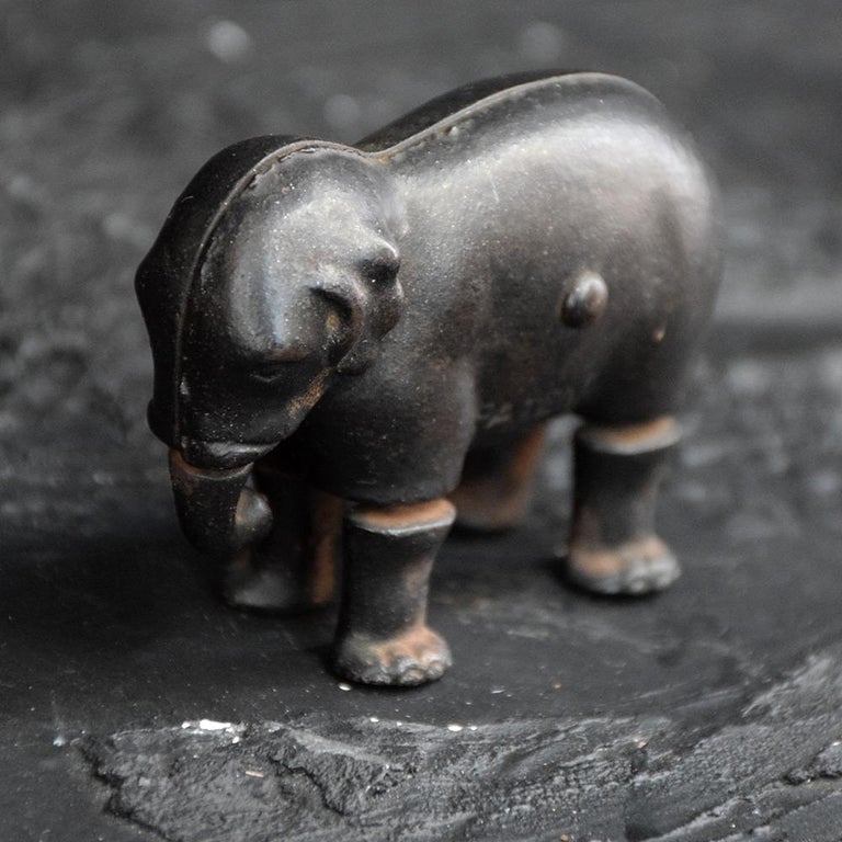 19th Century Articulated Ives USA Elephant Balancing Toy at 1stDibs