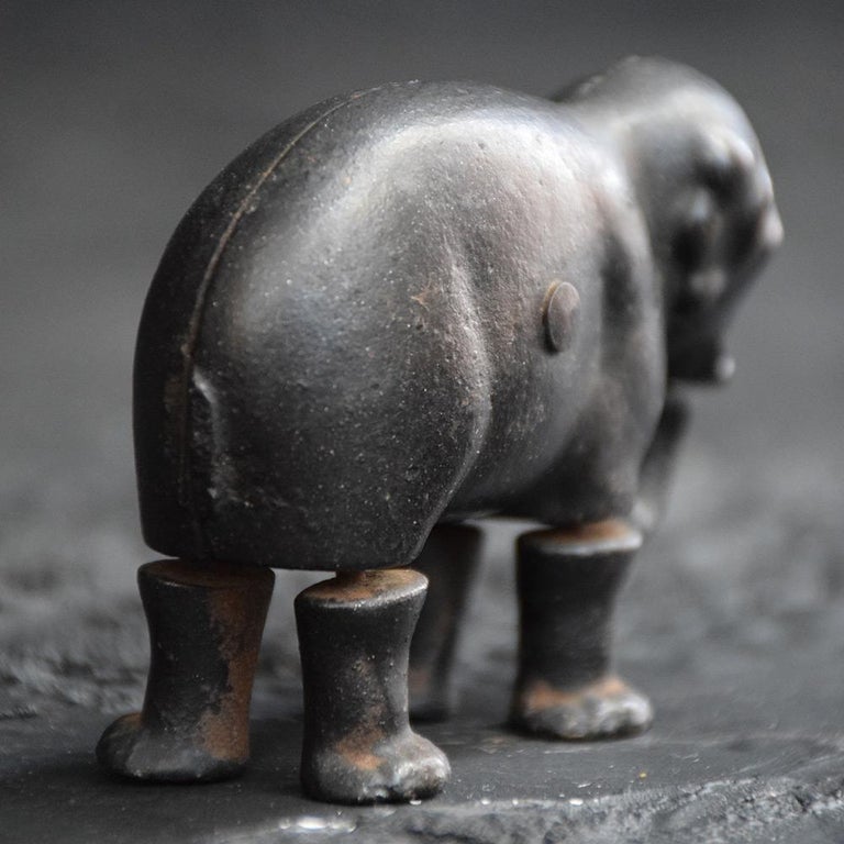 19th Century Articulated Ives USA Elephant Balancing Toy at 1stDibs