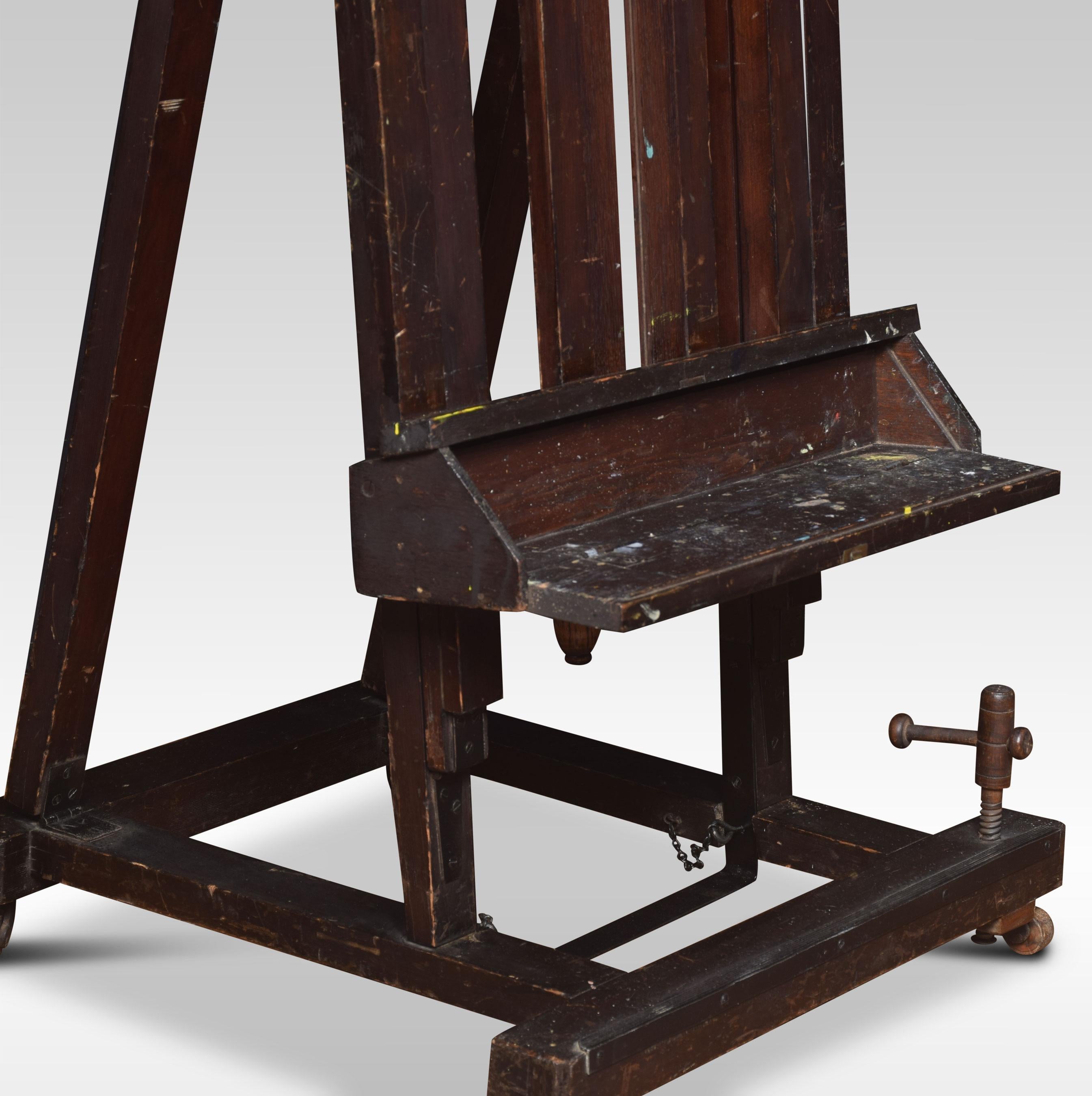 19th Century Artist’s Easel by G. Gent of Bayswater at 1stDibs ...