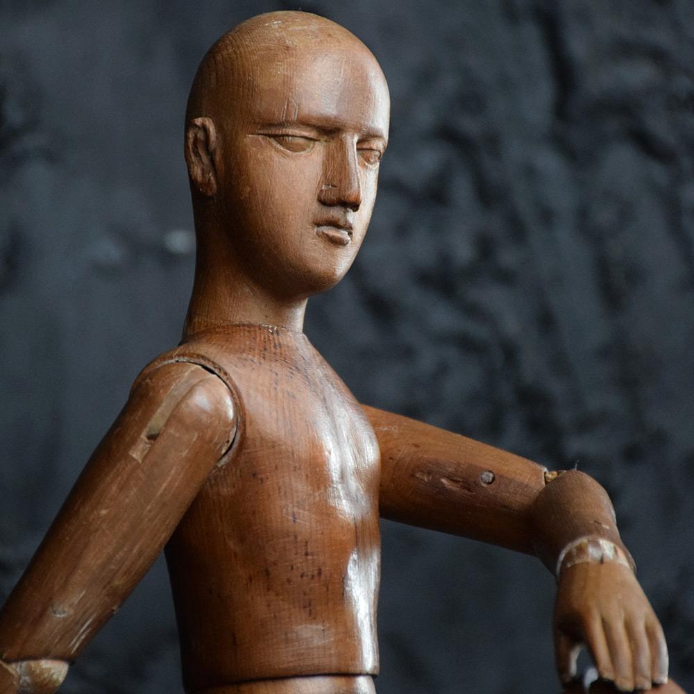 19th Century Artists Pine Lay Figure For Sale at 1stDibs