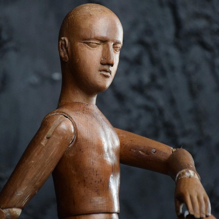 19th Century Artists Pine Lay Figure For Sale at 1stDibs