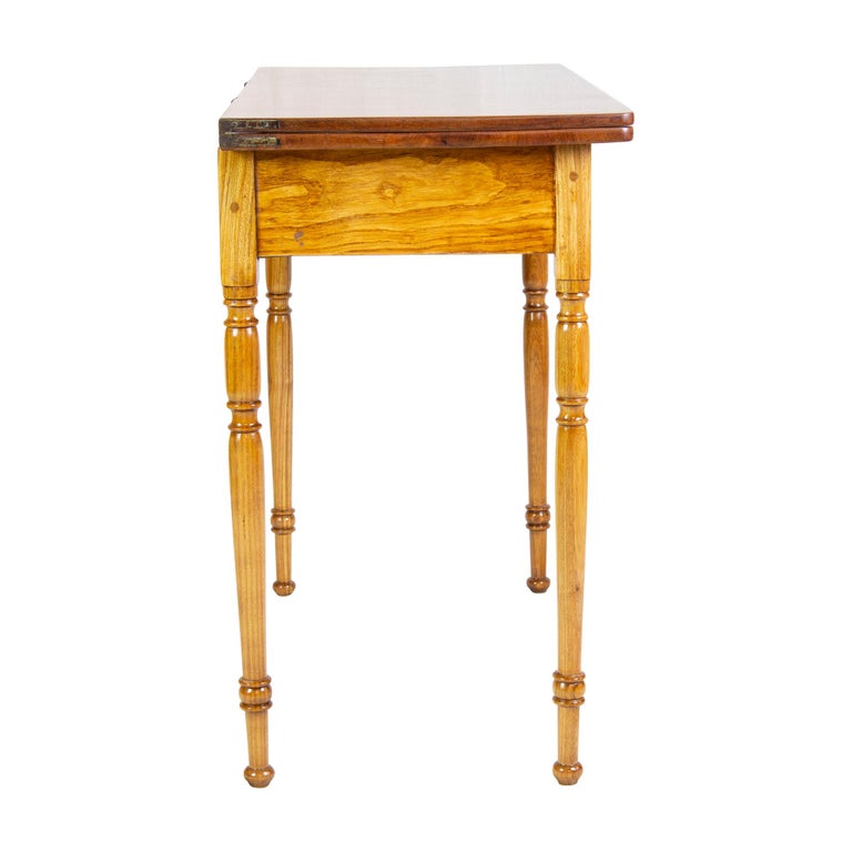 19th Century, Ash Wood Late Biedermeier Game Table For Sale at 1stDibs