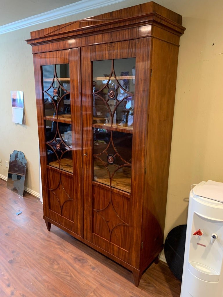 19th Century Austrian Biedermeier Flame Mahogany Neoclassical Style ...