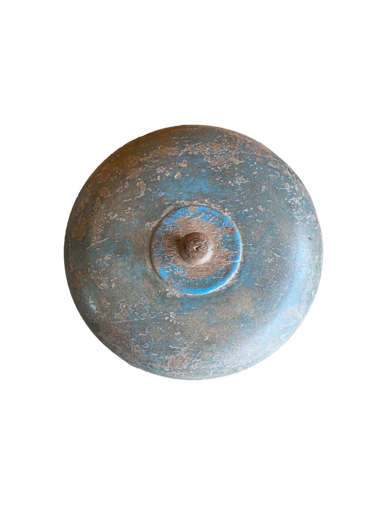 19th Century Balinese Temple Offering Tray / Bowl 'Dulang' with Blue ...