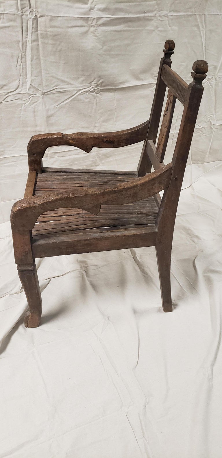 19th Century Balinese Throne Chair with Cane Seat at 1stDibs | balinese ...