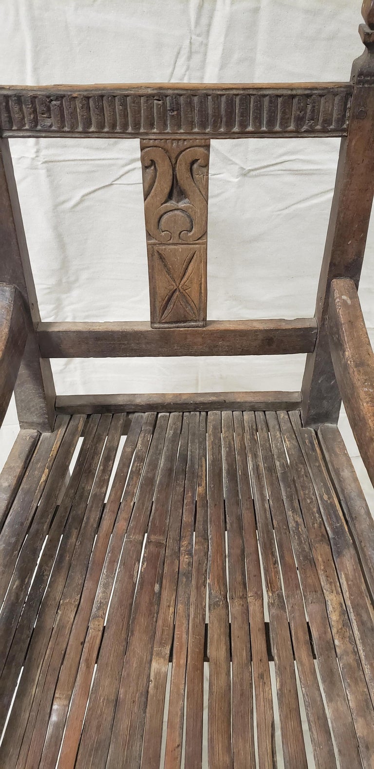 19th Century Balinese Throne Chair with Cane Seat at 1stDibs | balinese ...