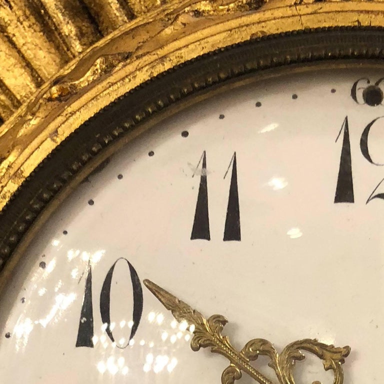 19th Century Barometer French Starburst Clock at 1stDibs