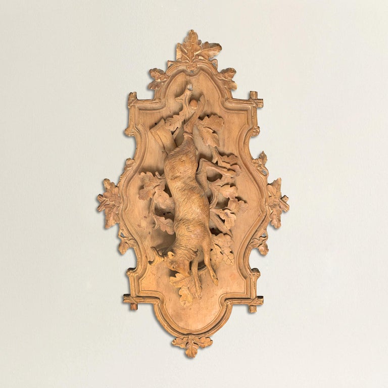 19th Century Bavarian Hunt Plaque For Sale at 1stDibs