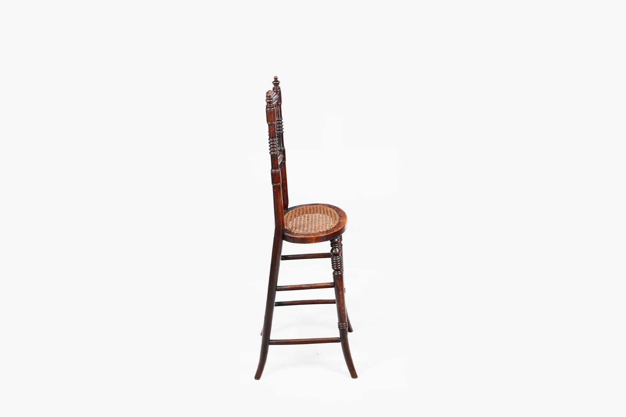 19th Century Beechwood Correctional Chair For Sale at 1stDibs