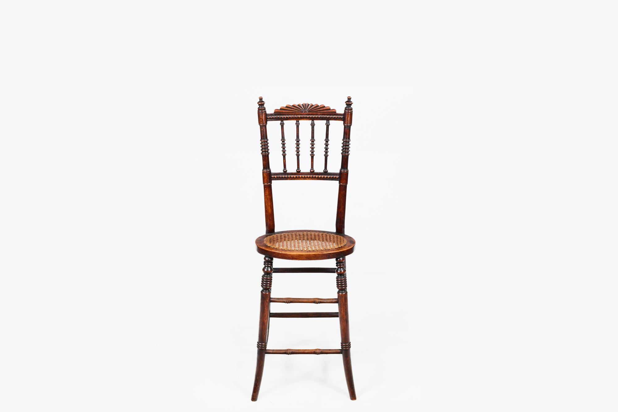 19th Century Beechwood Correctional Chair For Sale at 1stDibs