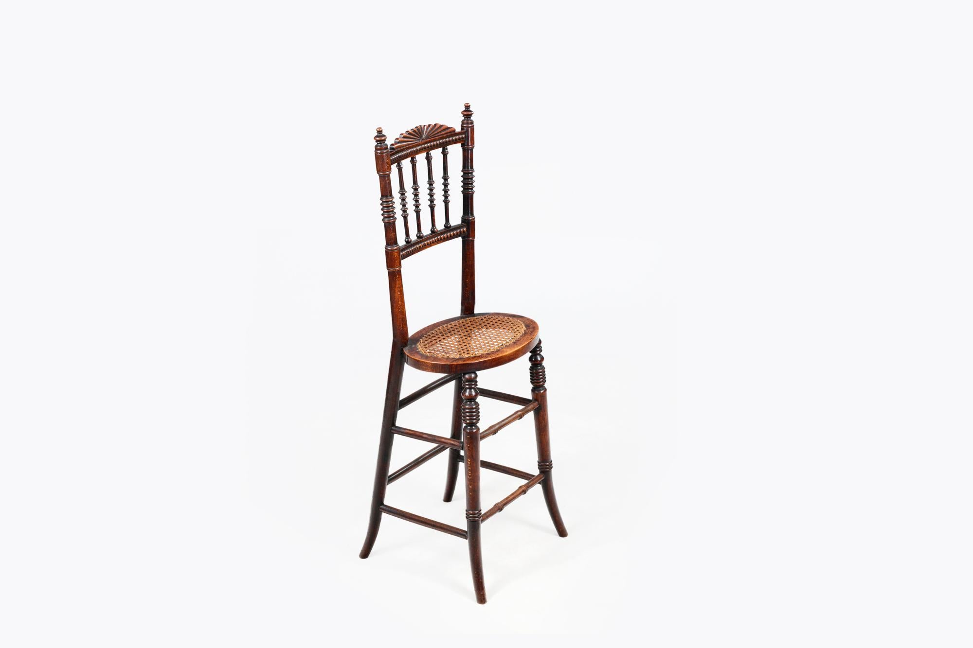 19th Century Beechwood Correctional Chair For Sale at 1stDibs