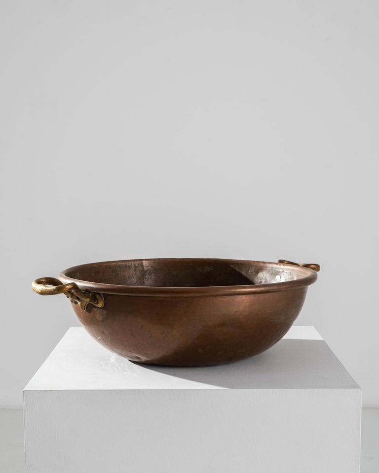 19th Century Belgian Copper Bowl For Sale at 1stDibs