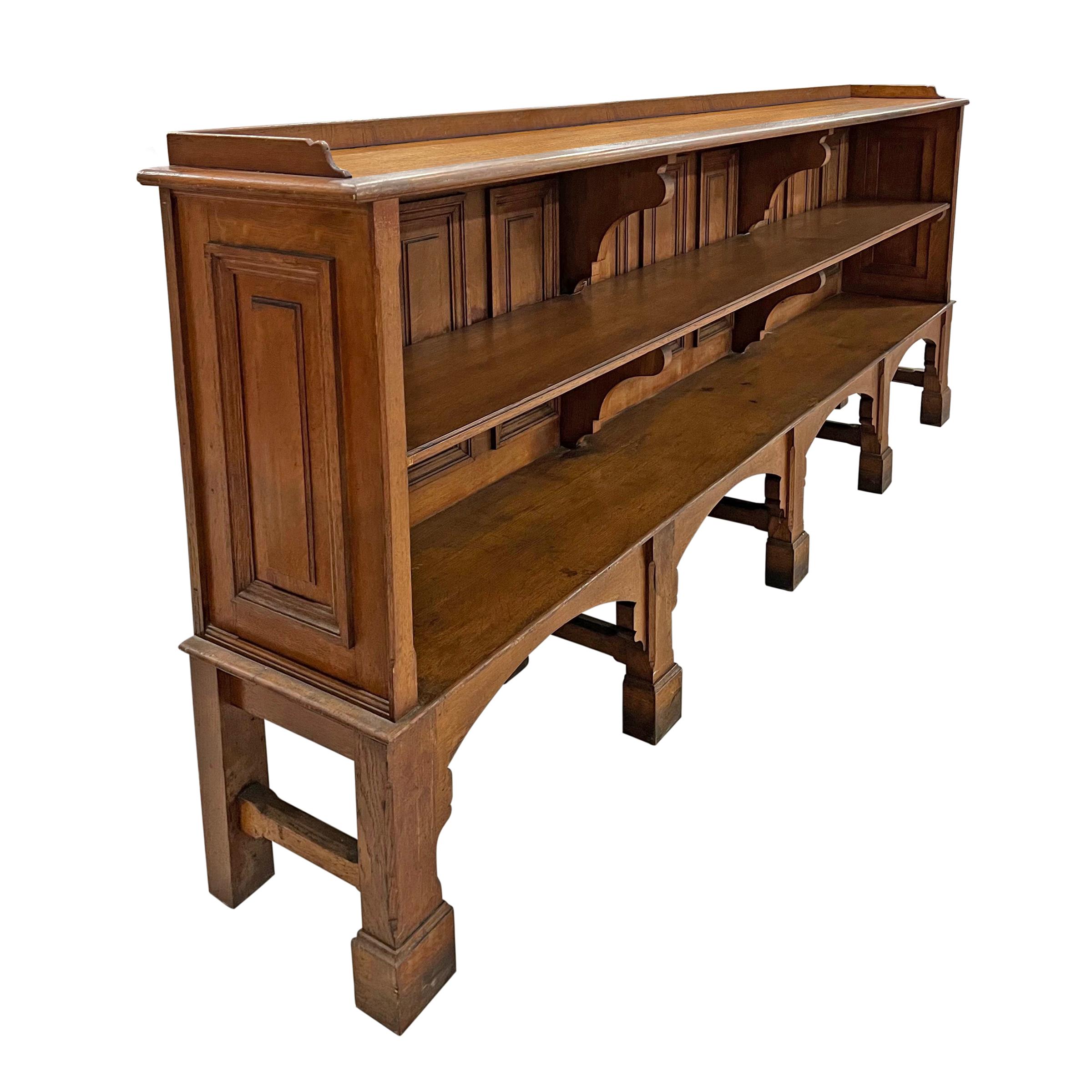 19th Century Belgian Oak Bookcase from Chateau De Leignon For Sale at ...