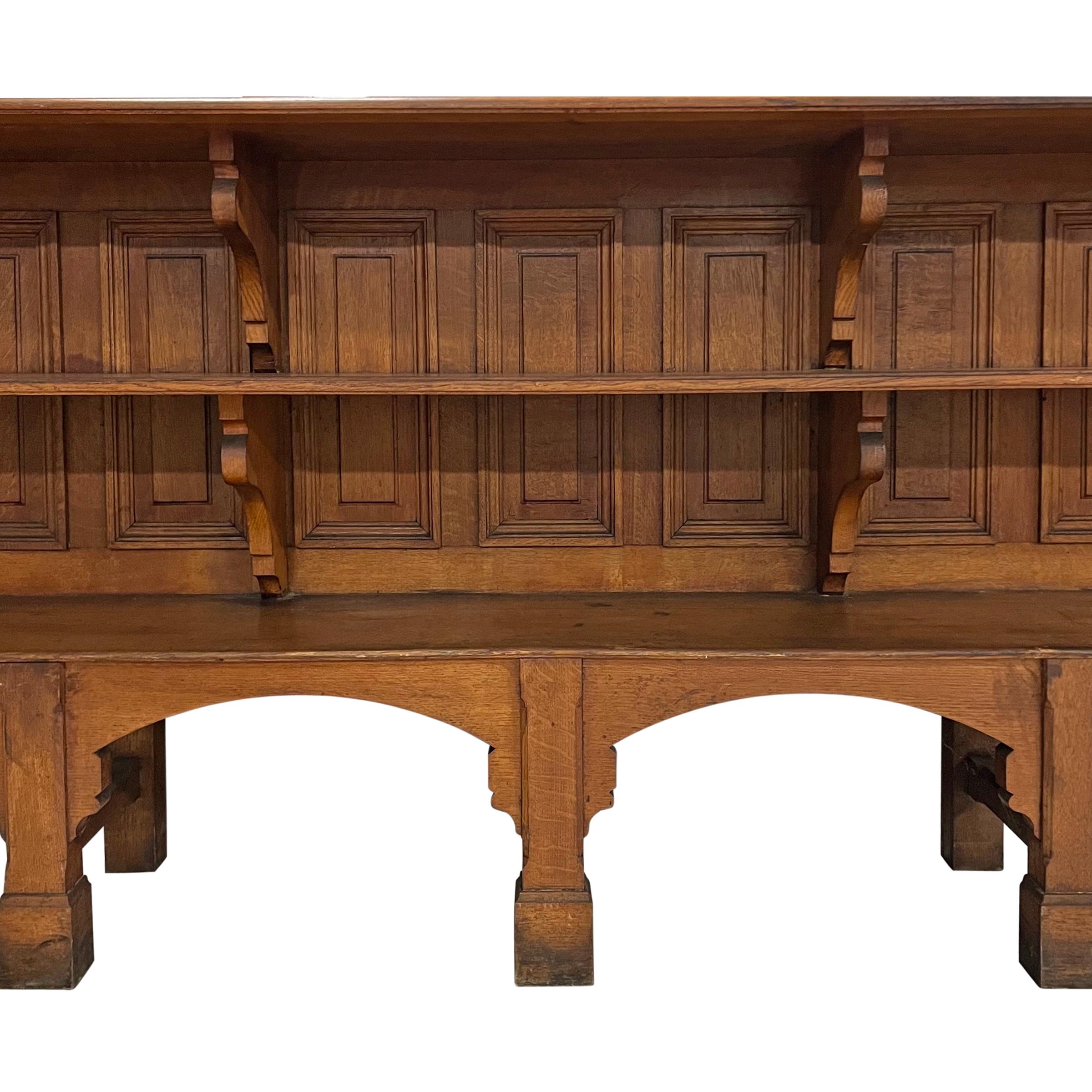19th Century Belgian Oak Bookcase from Chateau De Leignon For Sale at ...