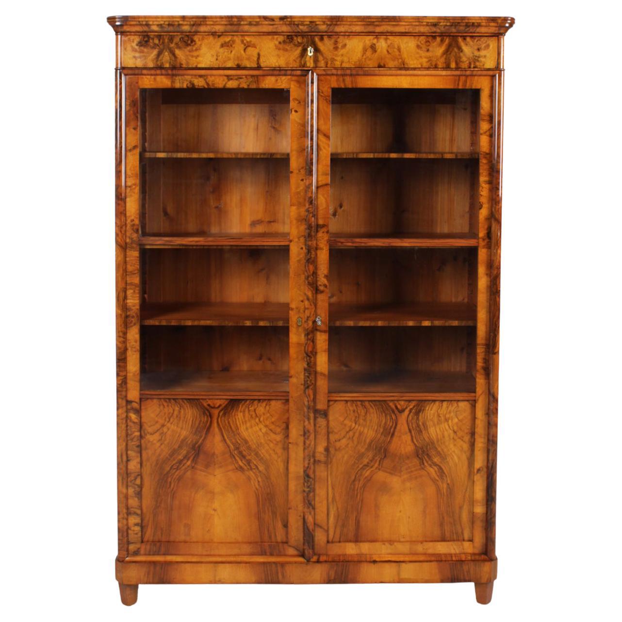 Rare Napoleon III Boulle Marquetry Vitrine Bookcase, France, 19th ...