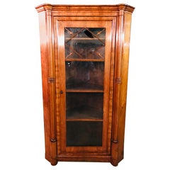 19th Century Frederickian Rococo Showcase Massive Walnut Wood with Warm ...