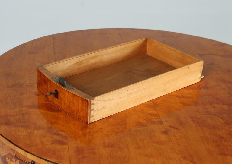 19th Century Biedermeier Game Table with Marquetry, c. 1830 For Sale at ...