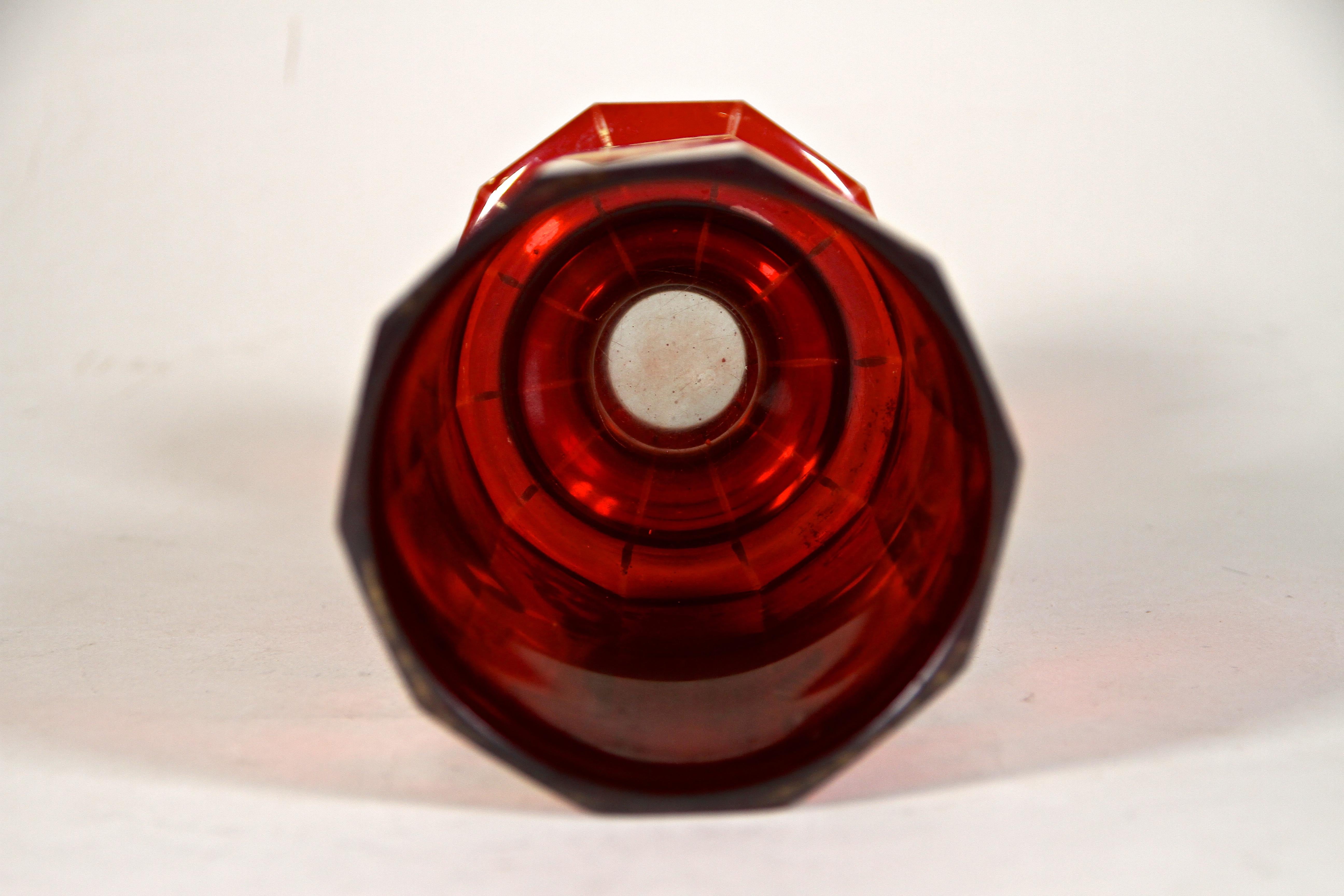 19th Century Biedermeier Glass Goblin Gilt, Austria circa 1825 For Sale ...