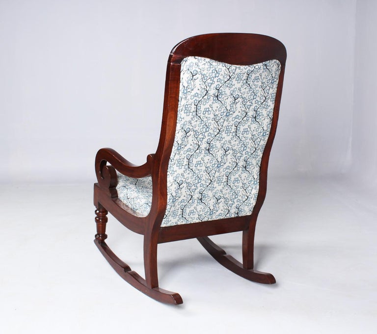 19th Century Biedermeier Rocking Chair, Mahogany, Germany, circa 1840 ...