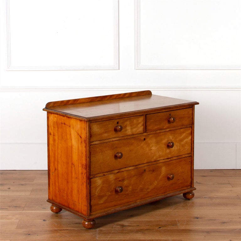 19th Century Birch Chest of Drawers at 1stDibs