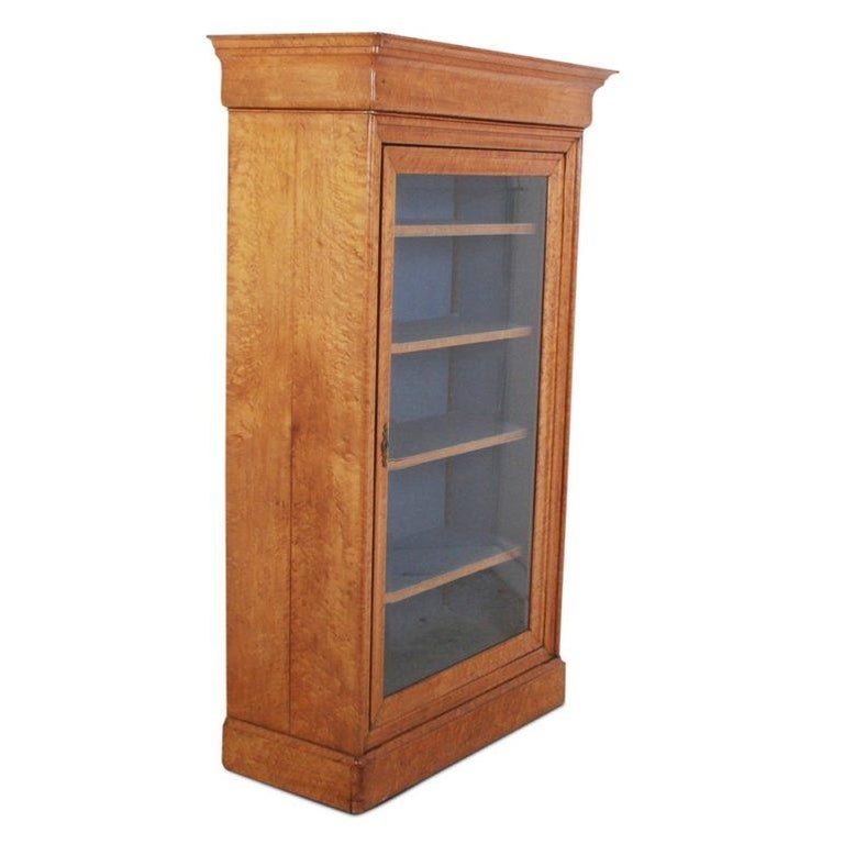 19th Century Bird’s-Eye Maple Bookcase or Vitrine at 1stDibs ...
