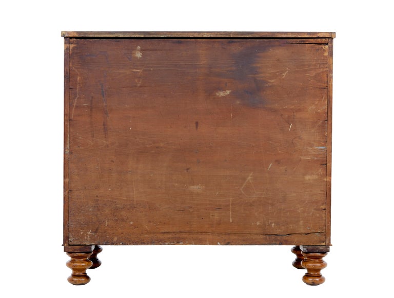 19th Century Bird’S-Eye Maple Chest of Drawers For Sale at 1stDibs