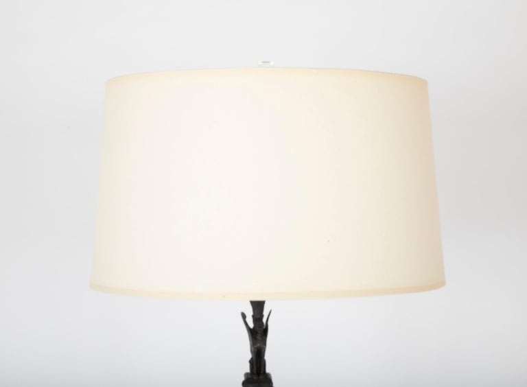 19th Century Black Wrought Iron Floor Lamp at 1stDibs | black wrought ...