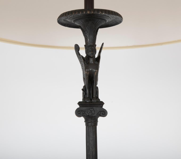 19th Century Black Wrought Iron Floor Lamp at 1stDibs | black wrought ...